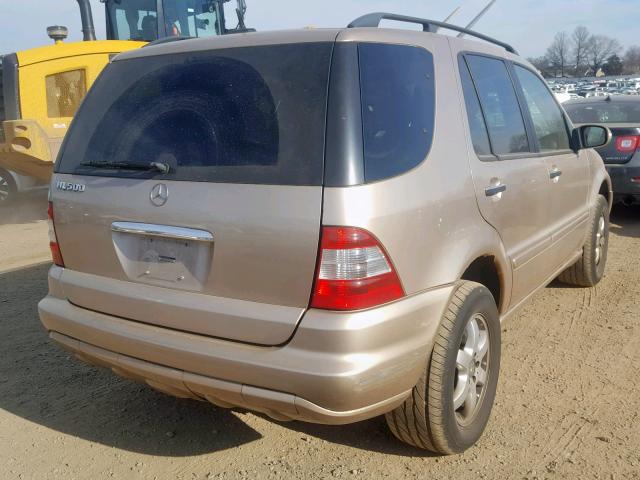 4JGAB75E32A337170 - 2002 MERCEDES-BENZ ML 500, BLACK - price history ...