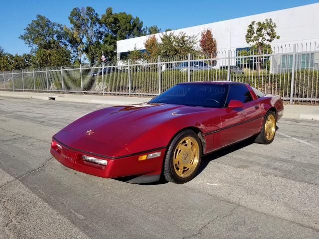 1G1YY2385L5106520 - 1990 CHEVROLET CORVETTE, RED - price history ...