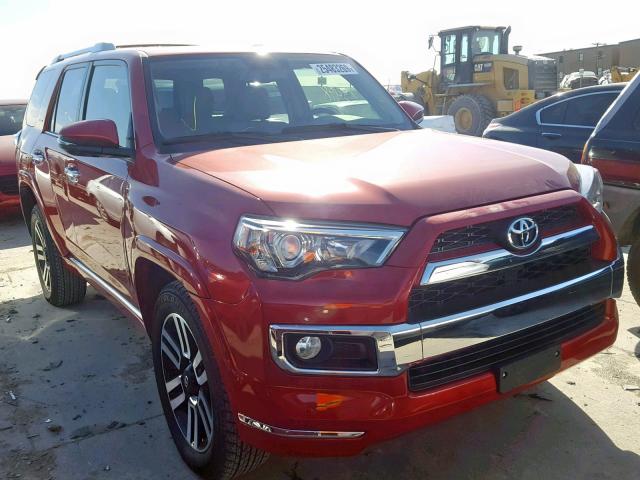 JTEBU5JR6G5359353 - 2016 TOYOTA 4RUNNER SR, RED - price history ...