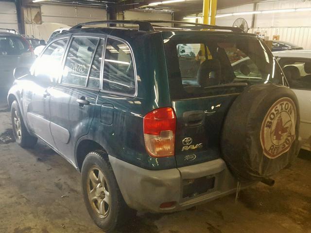 JTEGH20V710006101 - 2001 TOYOTA RAV4, GREEN - price history, history of ...