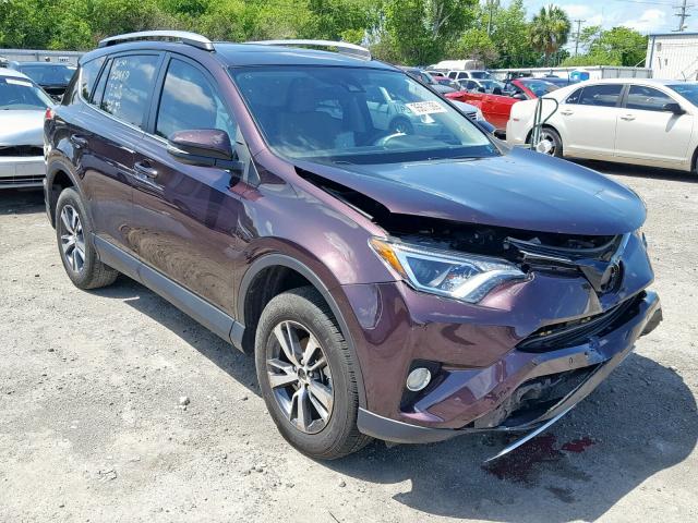 2T3WFREV2JW450912 - 2018 TOYOTA RAV4 ADVEN, PURPLE - price history ...