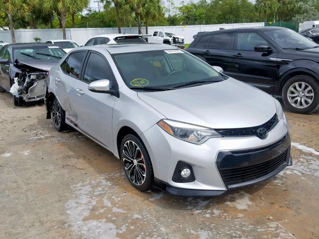 5YFBURHE0GP550834 - 2016 TOYOTA COROLLA L, SILVER - price history ...
