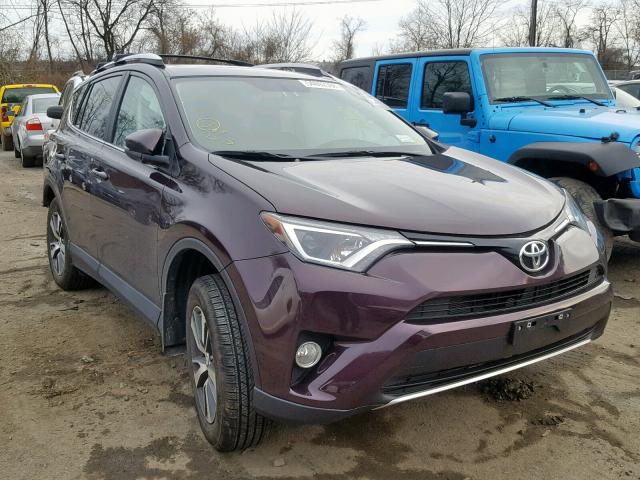 2T3RFREV8GW536022 - 2016 TOYOTA RAV4 XLE, PURPLE - price history ...